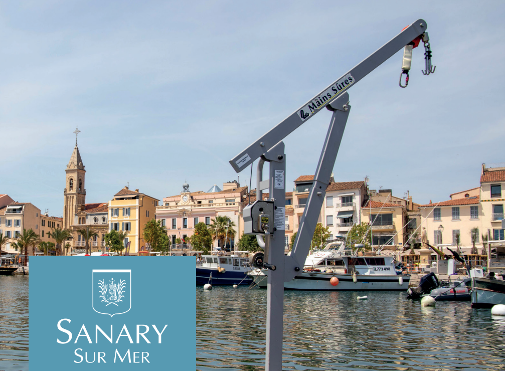 SANARY SUR MER : Une nouvelle potence d’embarquement pour personne à ...